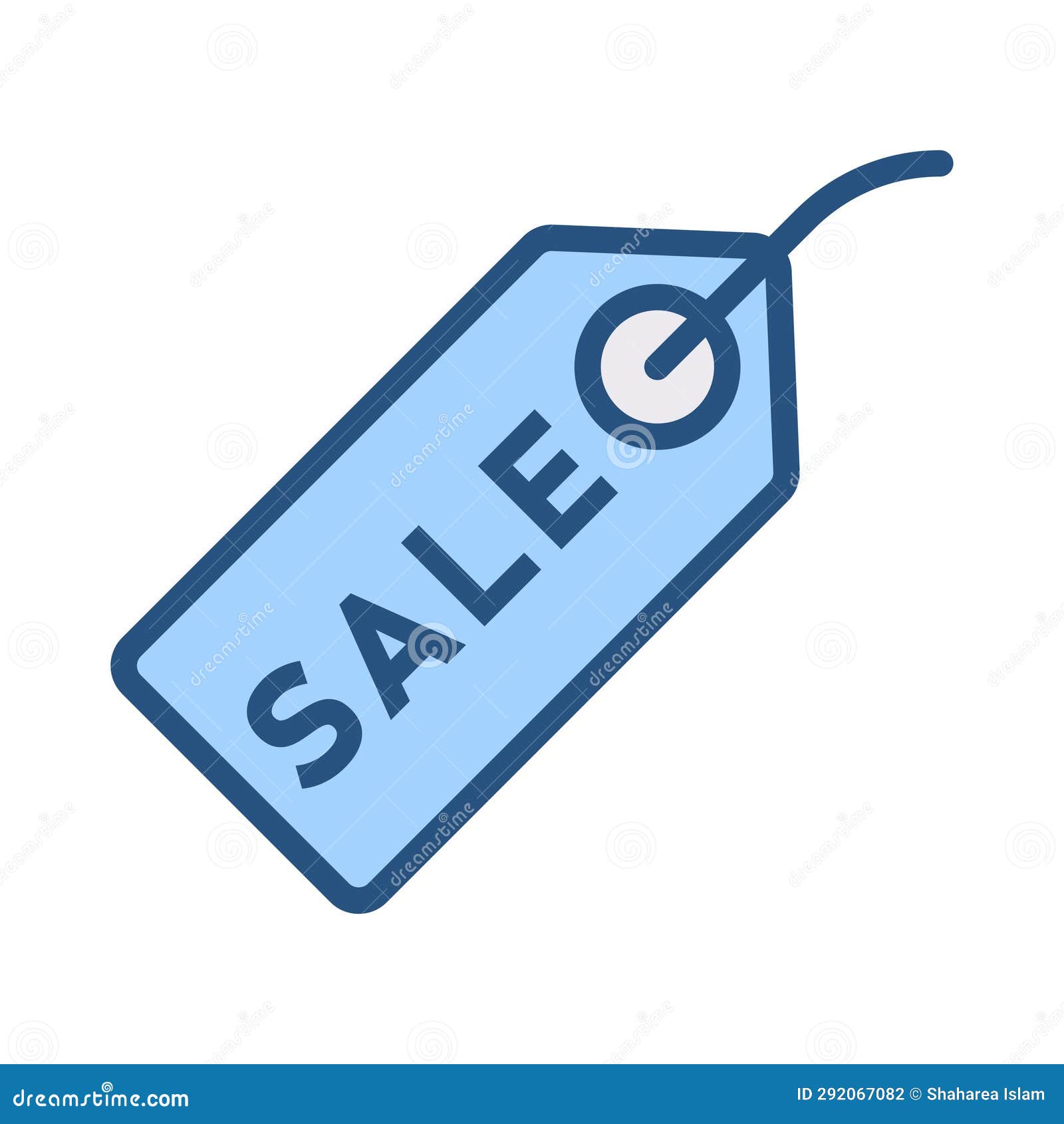 Sale tag icon stock vector. Illustration of sale, meticulously - 292067082
