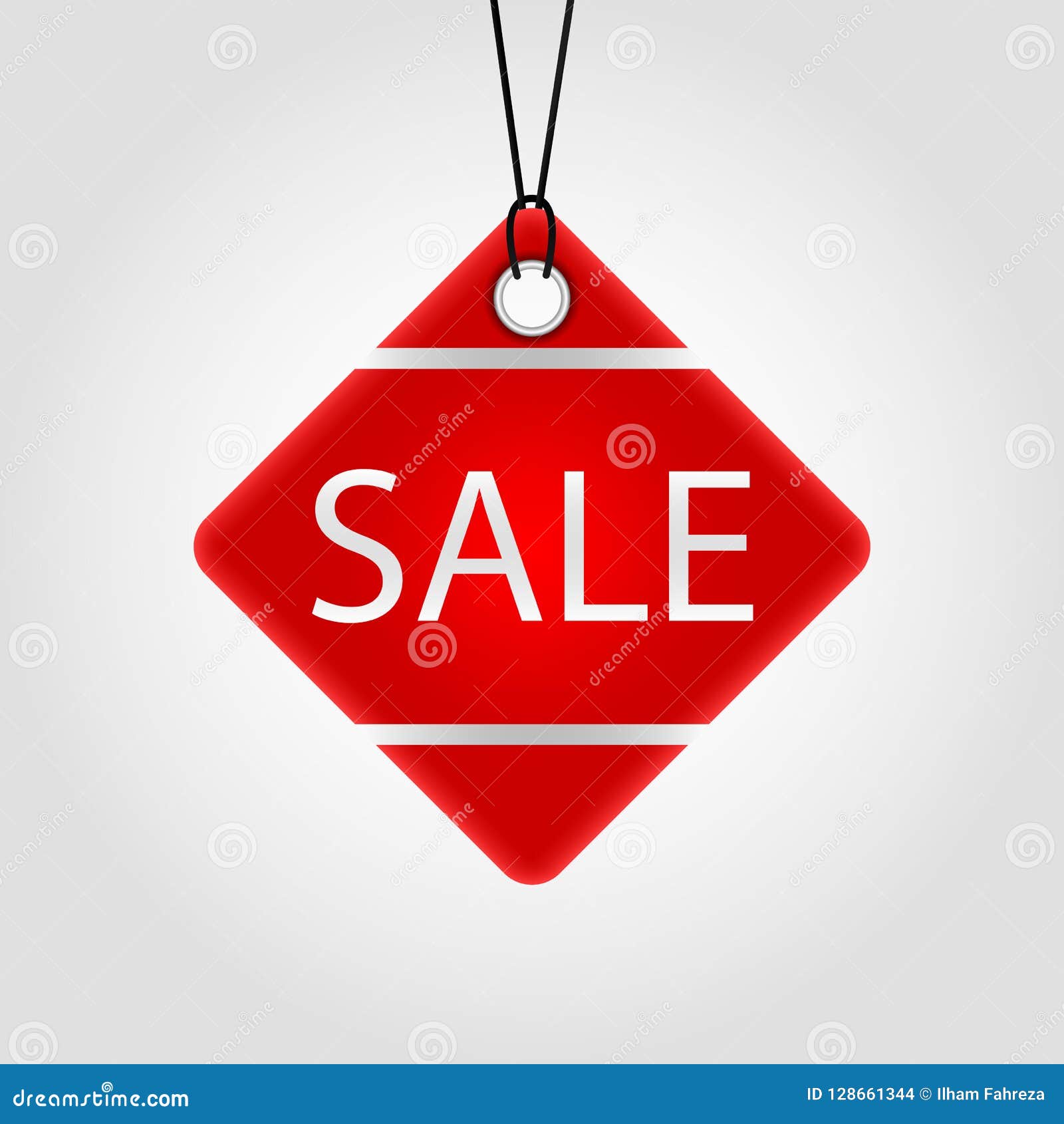 Sale tag illustration stock vector. Illustration of sales - 128661344