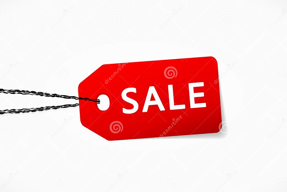 Sale Tag stock vector. Illustration of marketing, decrease - 34403046