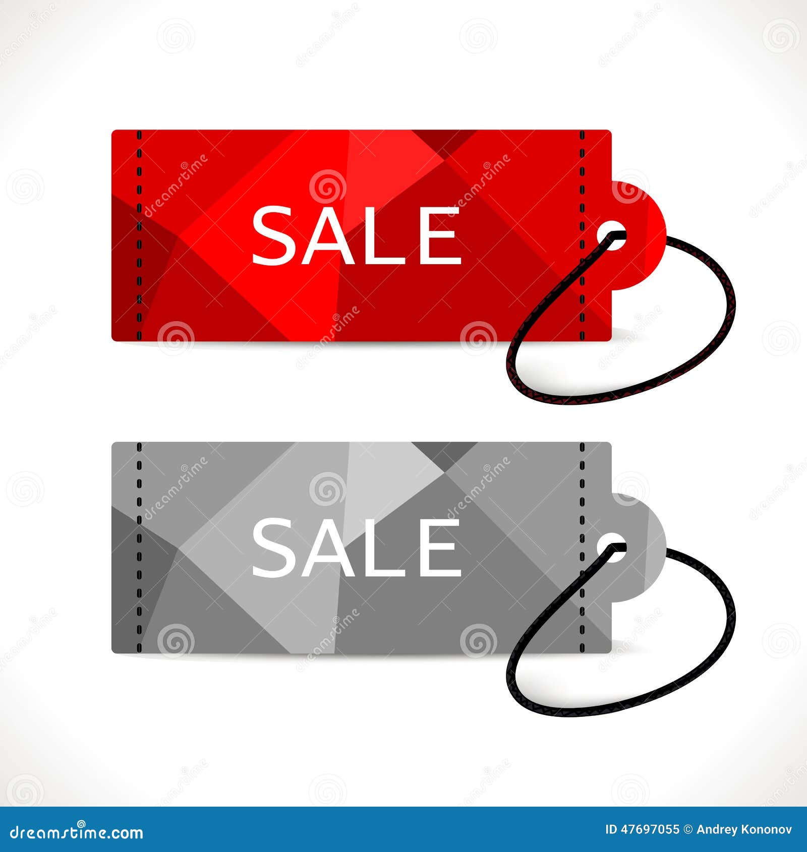 Sale - tag stock vector. Illustration of triangles, hang - 47697055