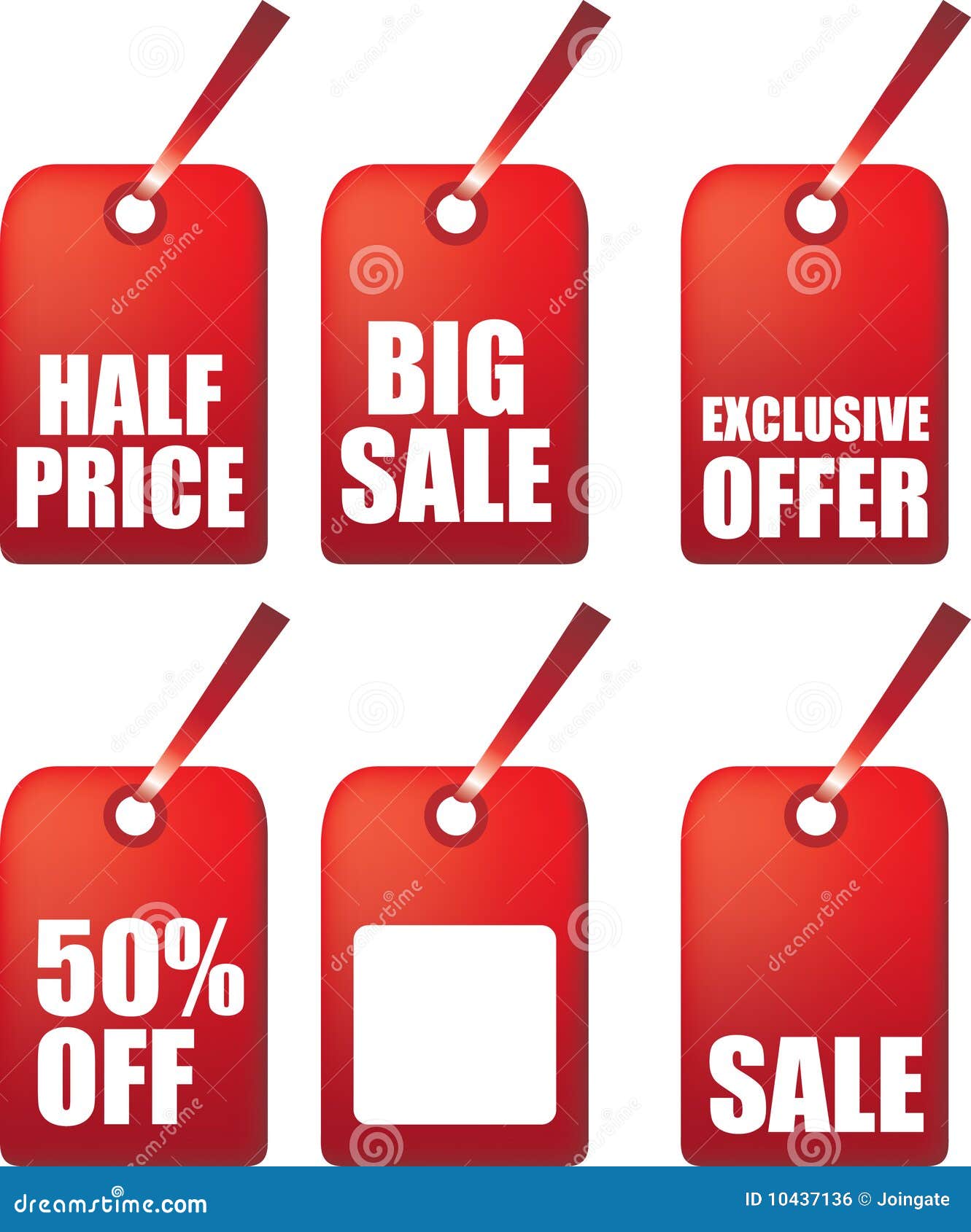 Sale tags stock vector. Illustration of sale, label, price - 10437136