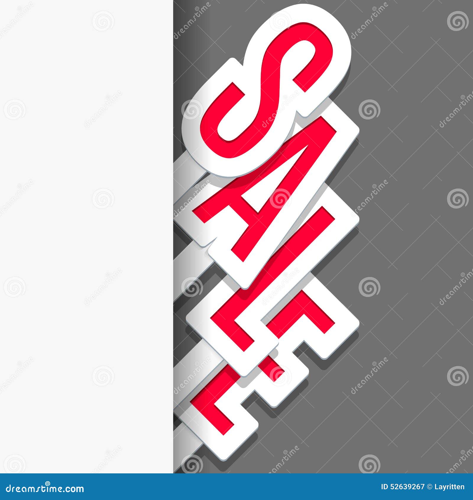 Sale Text Made Modern Trendy Design Template Stock Vector ...