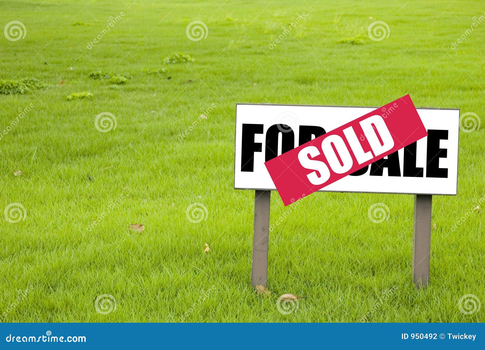 For sale then sold stock photo. Image of greenery, home - 950492