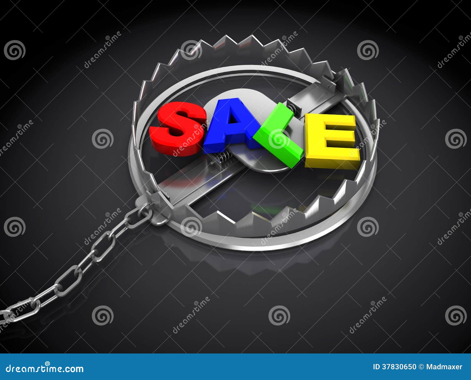 Sale trap stock illustration. Illustration of business - 37830650