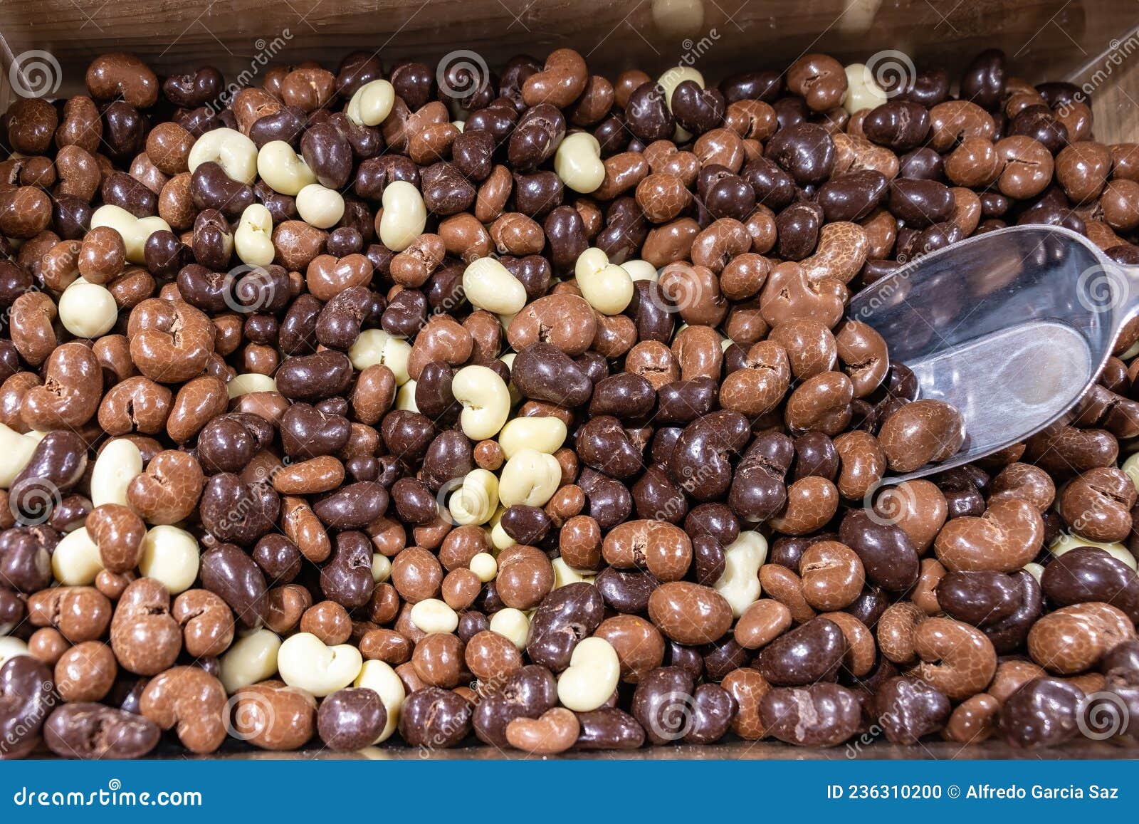 Sale by Weight of Chocolate Candies of Different Colours Stock Photo ...