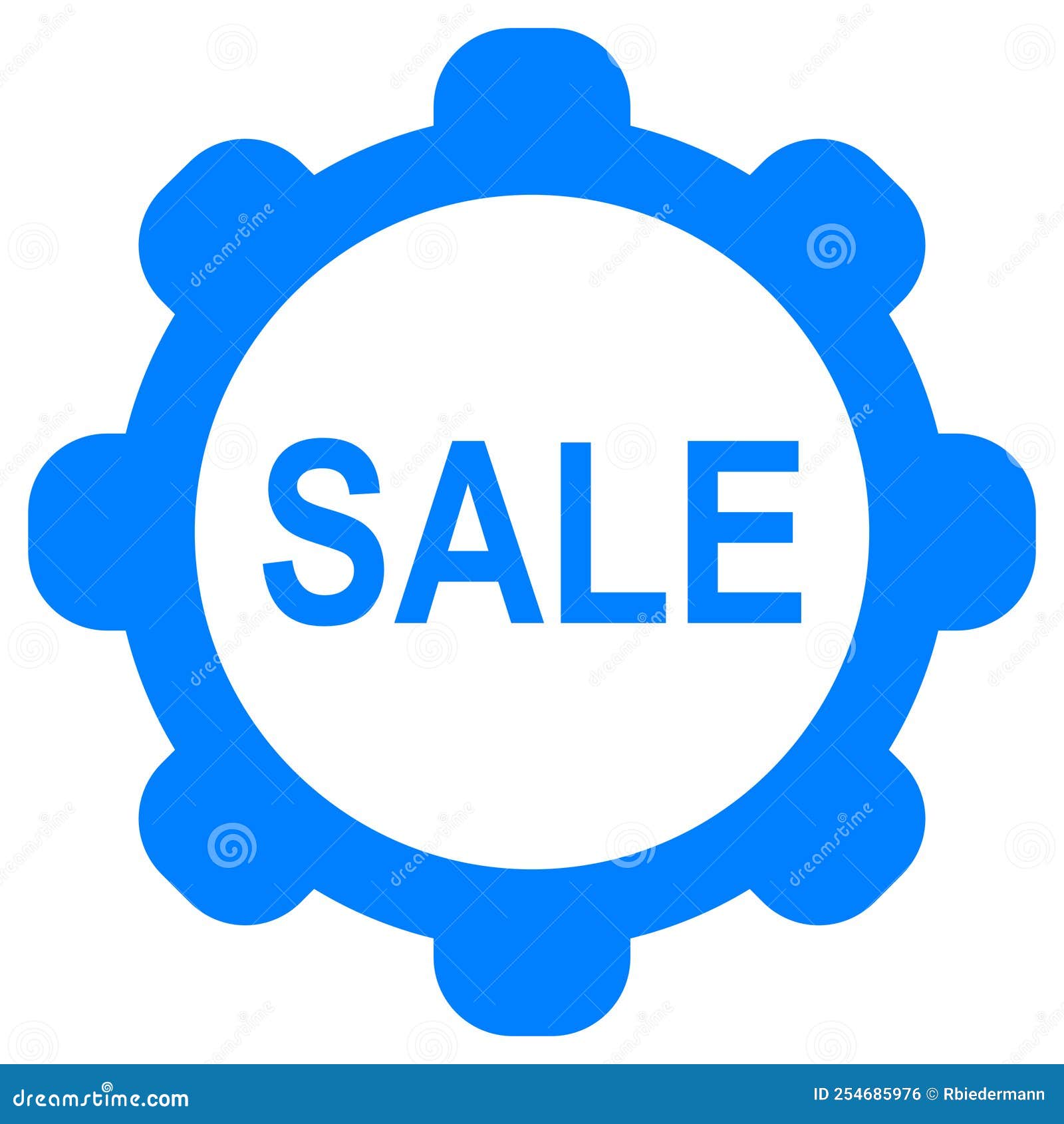 Sale and wheel stock vector. Illustration of technology - 254685976