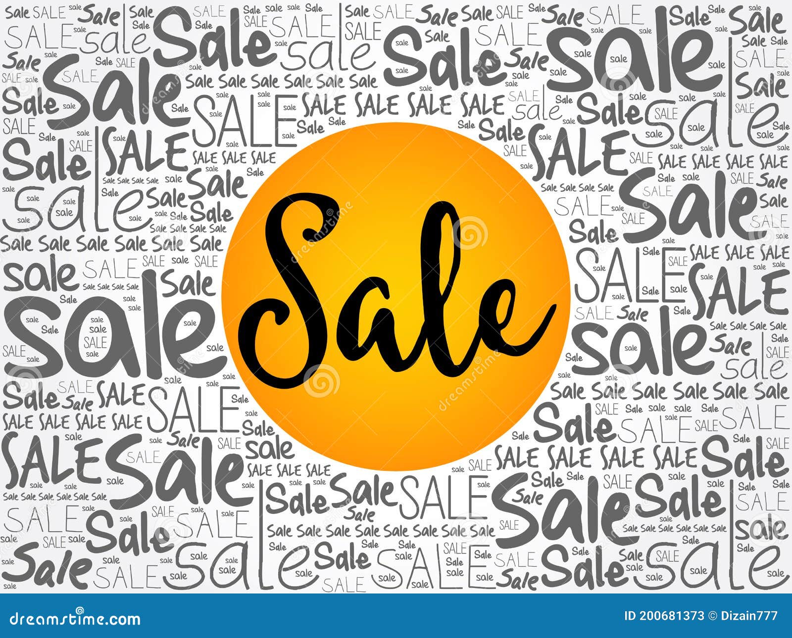 SALE word cloud background stock illustration. Illustration of postcard ...