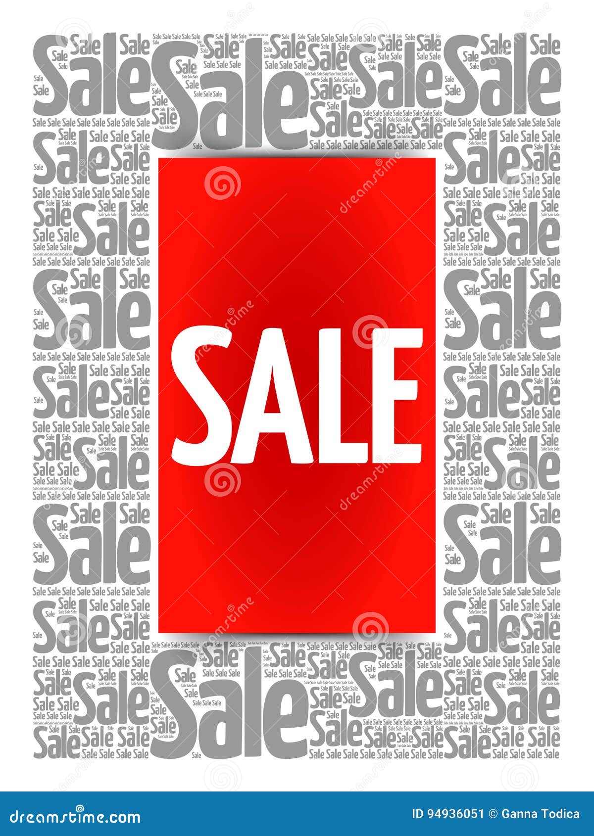 SALE Word Cloud Collage Background Stock Illustration - Illustration of ...