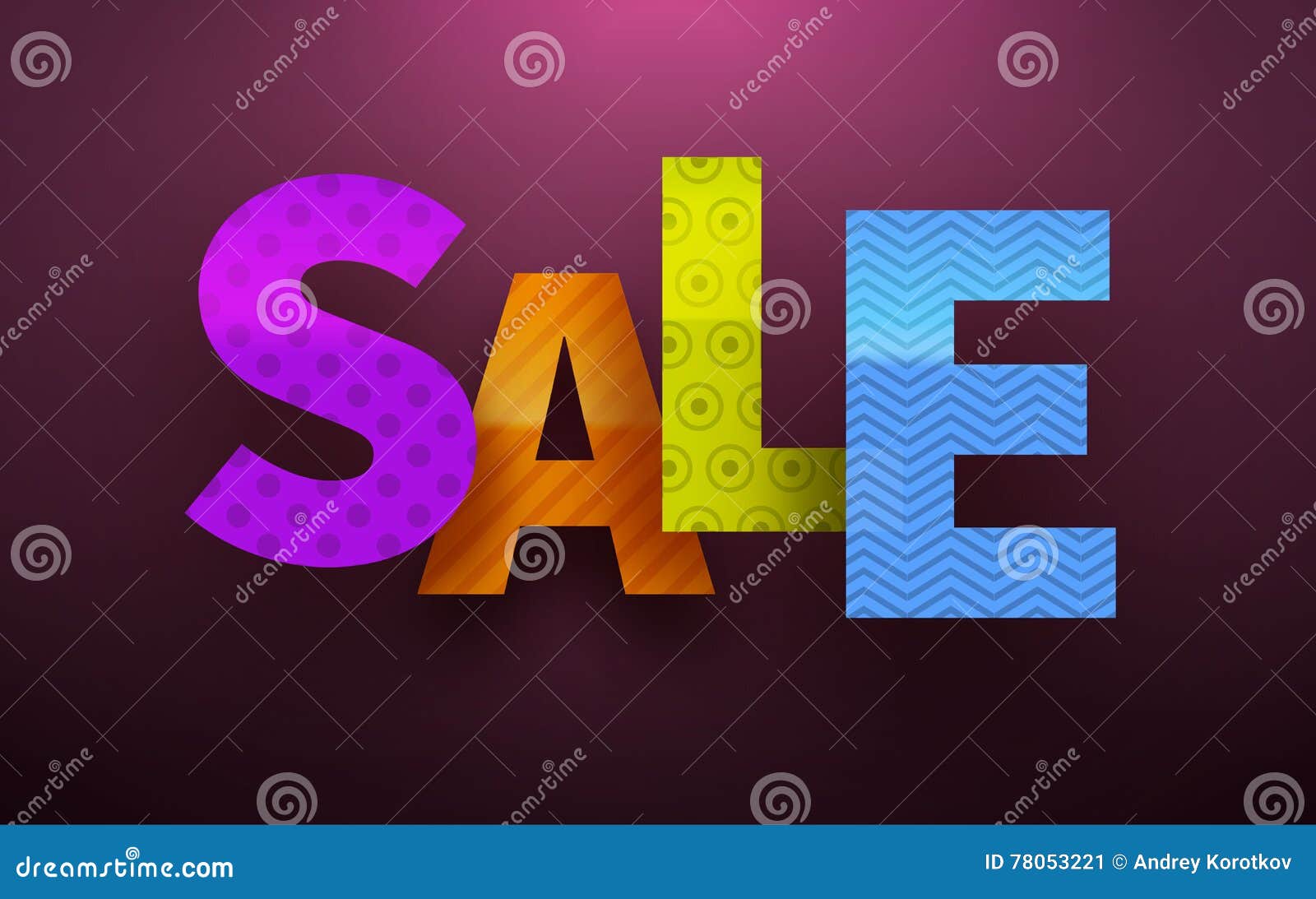 Sale Word Vector Background Stock Vector - Illustration of bokeh, offer ...