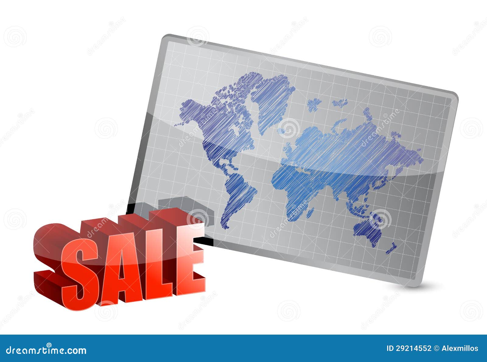 Sale and world map stock illustration. Illustration of beautiful - 29214552