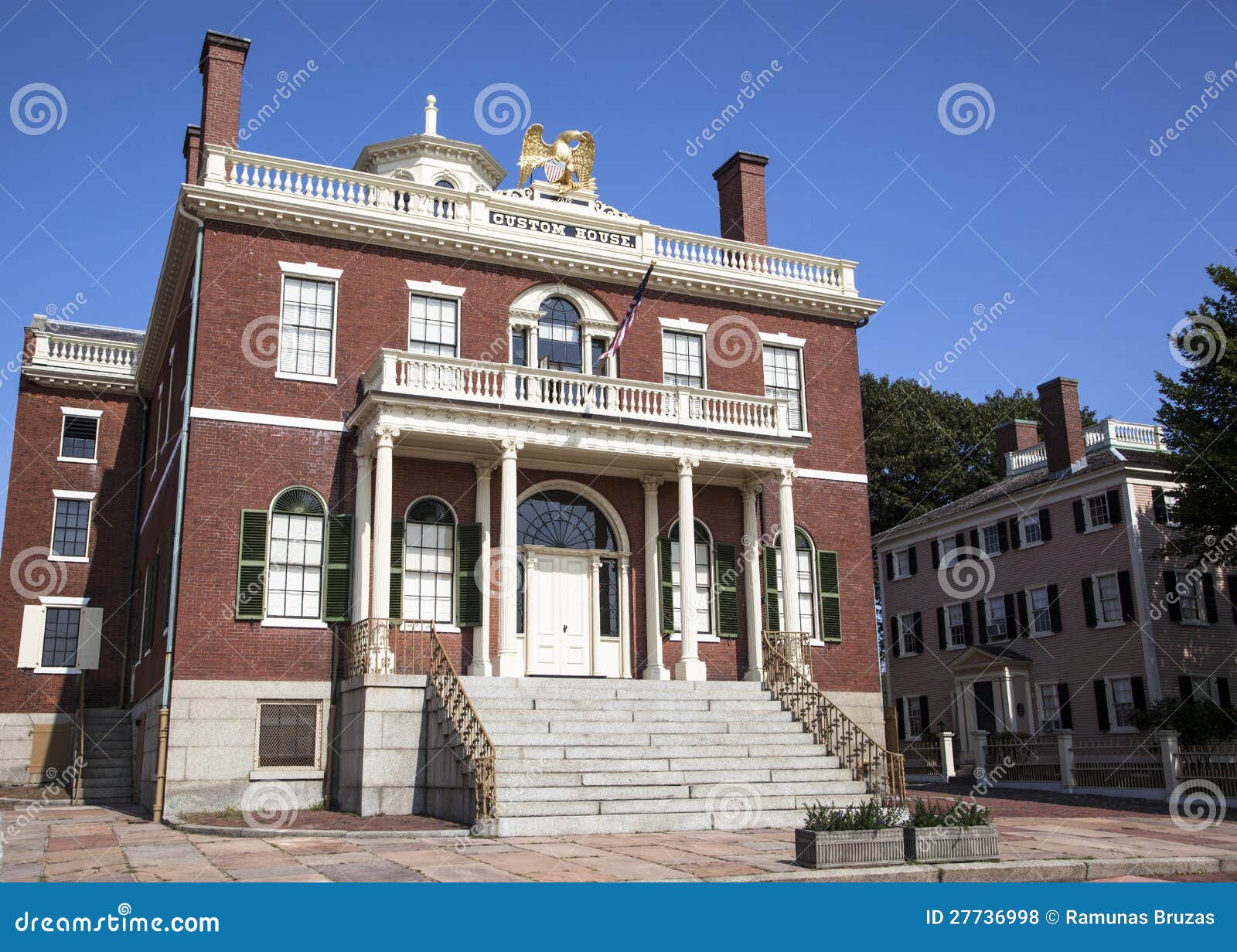 Salem Custom House stock photo. Image of building, salem - 27736998