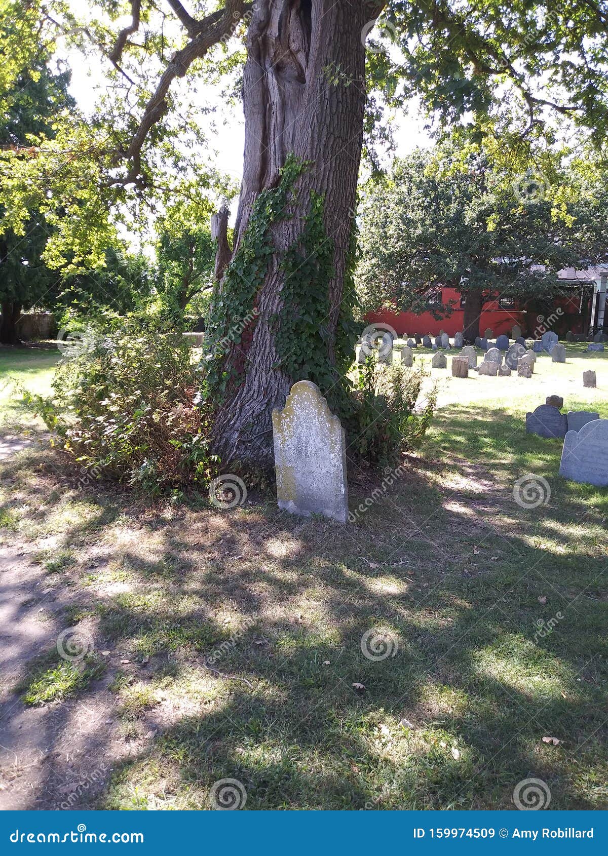 Salem Mass Cemetary Witch Trials Graveyard Oldest Stock Image - Image ...