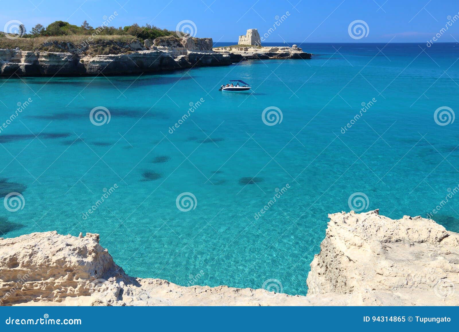 Salento coast stock image. Image of water, vacation, coastal - 94314865