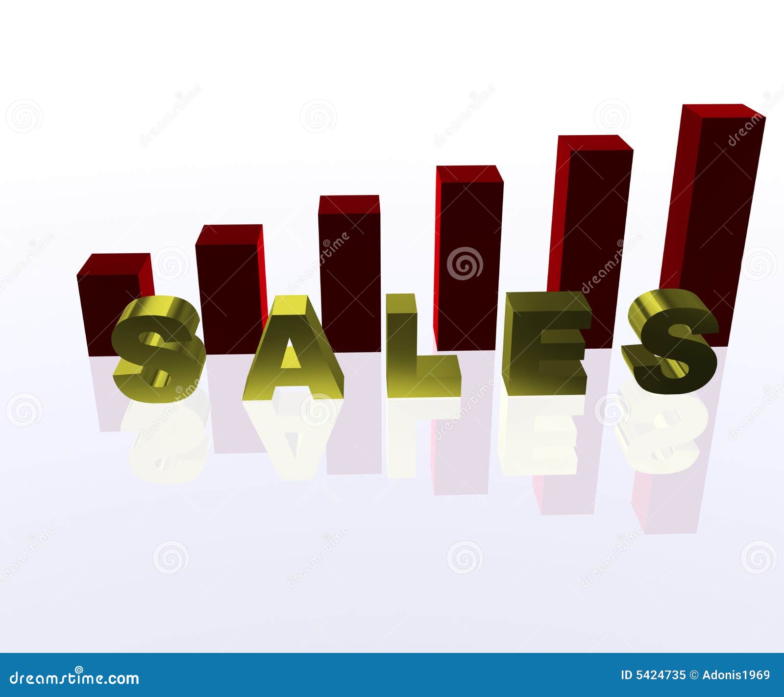 Sales stock illustration. Illustration of improve, profitable - 5424735