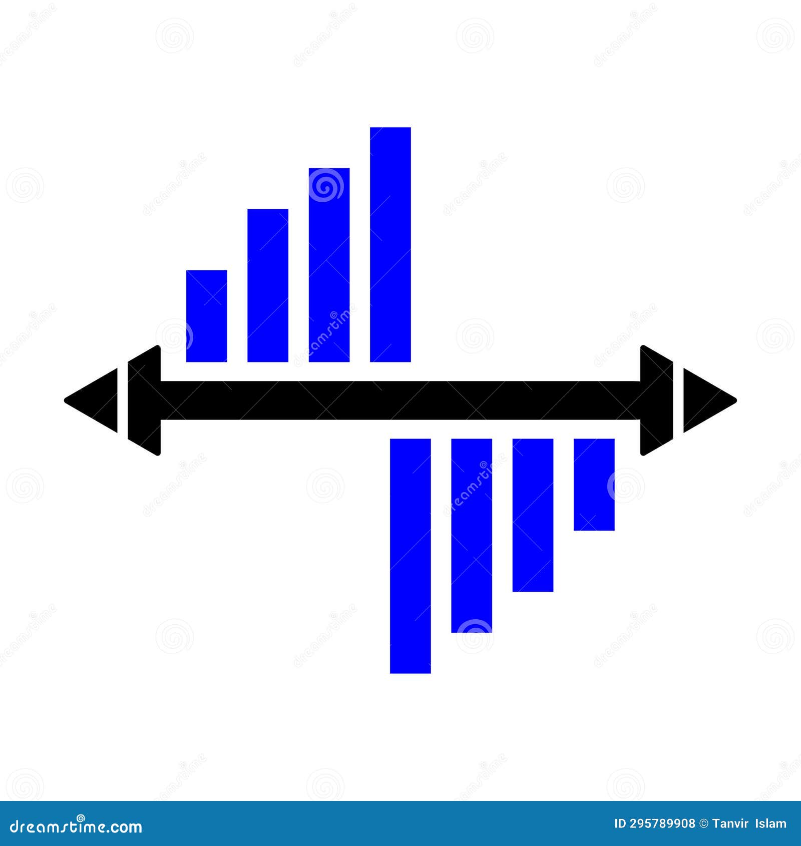 Sales Analysis Icon stock vector. Illustration of flow - 295789908