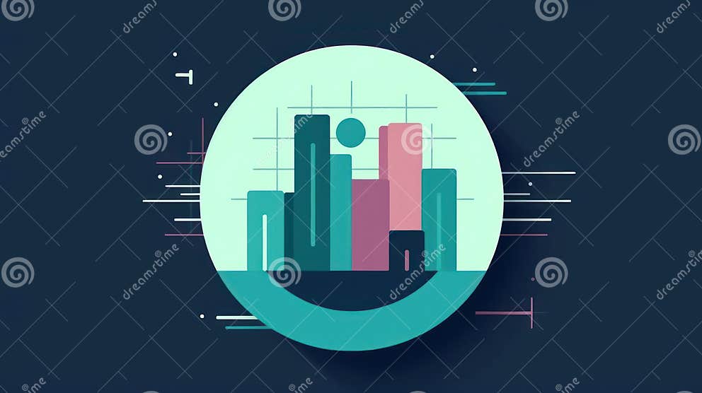 A Sales Analytics Icon Representing the Use of Data Analysis To Measure ...