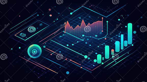 A Sales Analytics Icon Representing the Use of Data Analysis To Measure ...