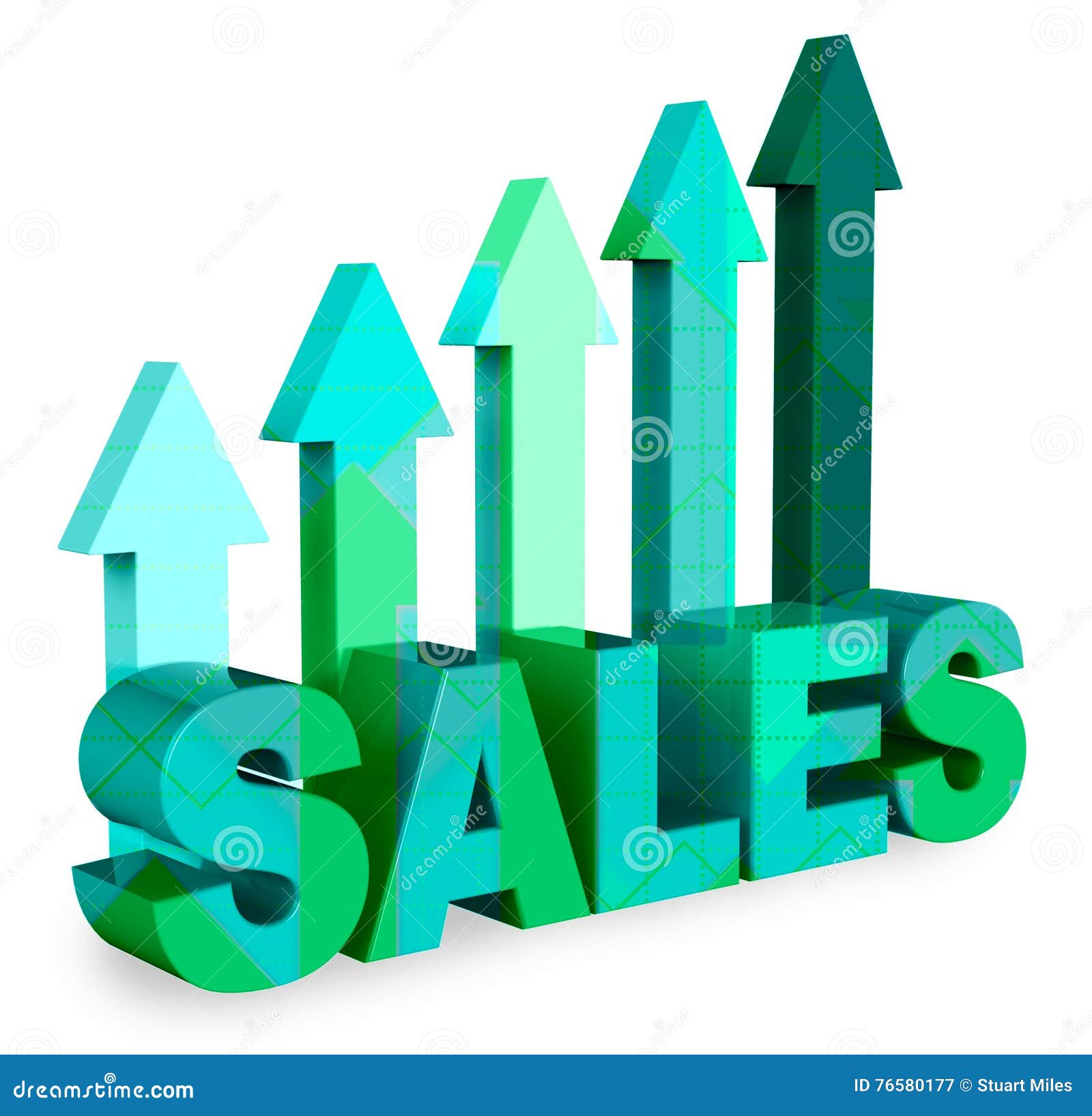 Sales Arrows stock illustration. Illustration of words - 76580177
