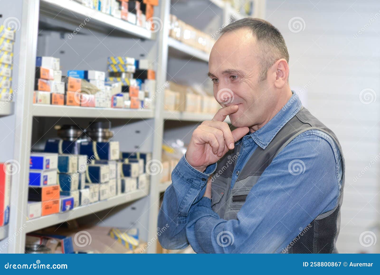 Sales Assistant in Store Smiling Stock Image - Image of goods ...
