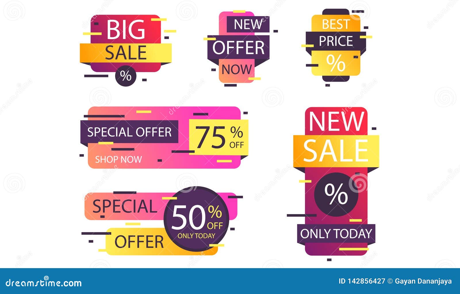 Sales Banner Design - Vector Stock Illustration - Illustration of ...