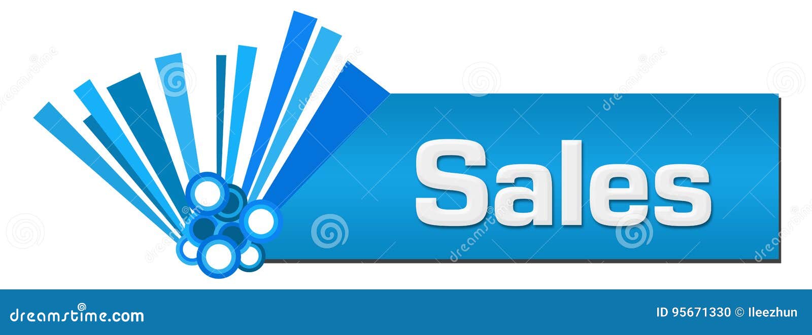 Sales Blue Abstract Graphics Horizontal Stock Illustration ...