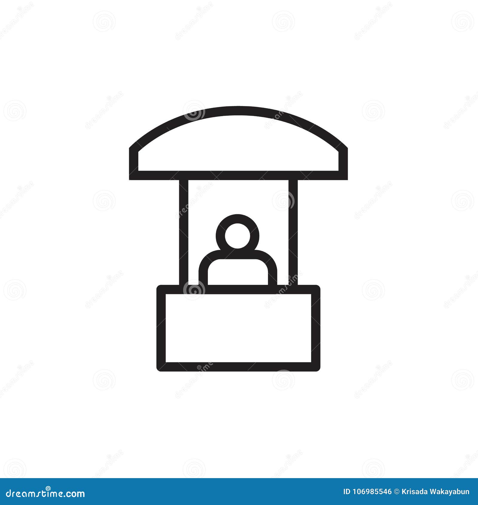 Sales Booth Icon Vector Illustration, EPS10 . Stock Vector ...