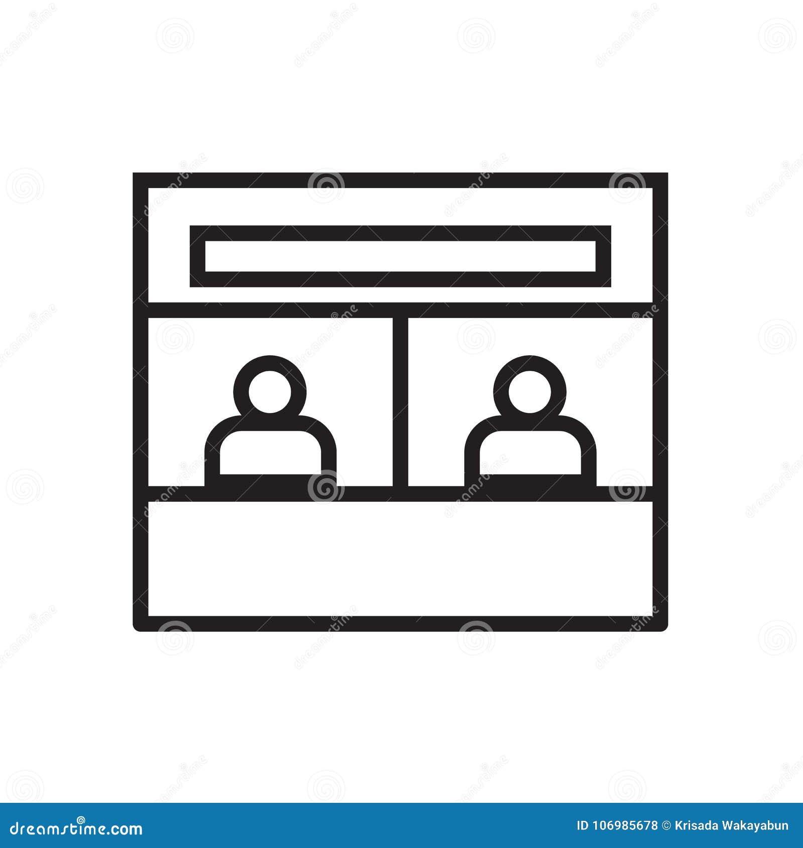 Sales Booth Icon Vector Illustration, EPS10 . Stock Vector ...