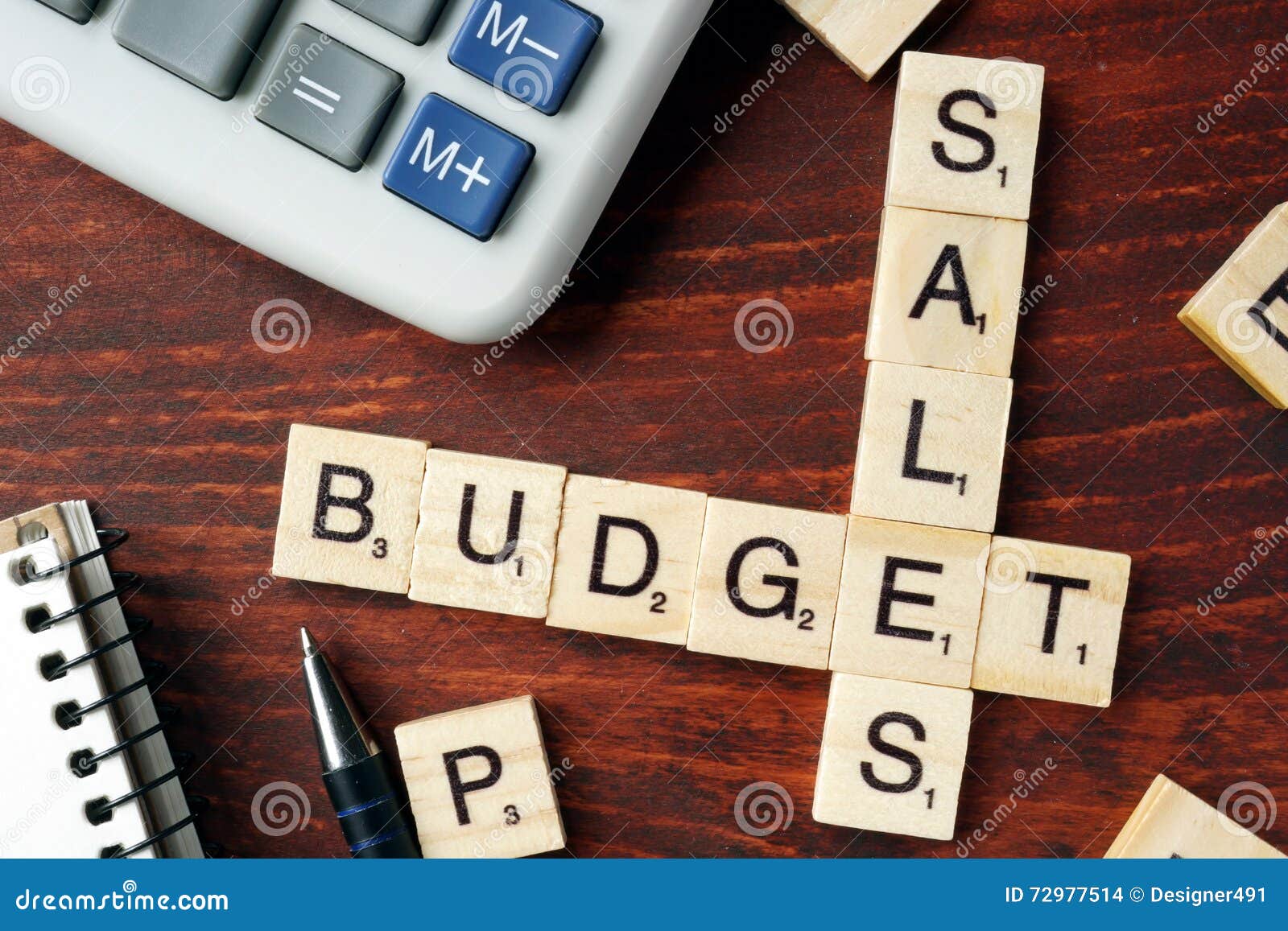 Sales Budget stock photo. Image of finance, investment - 72977514