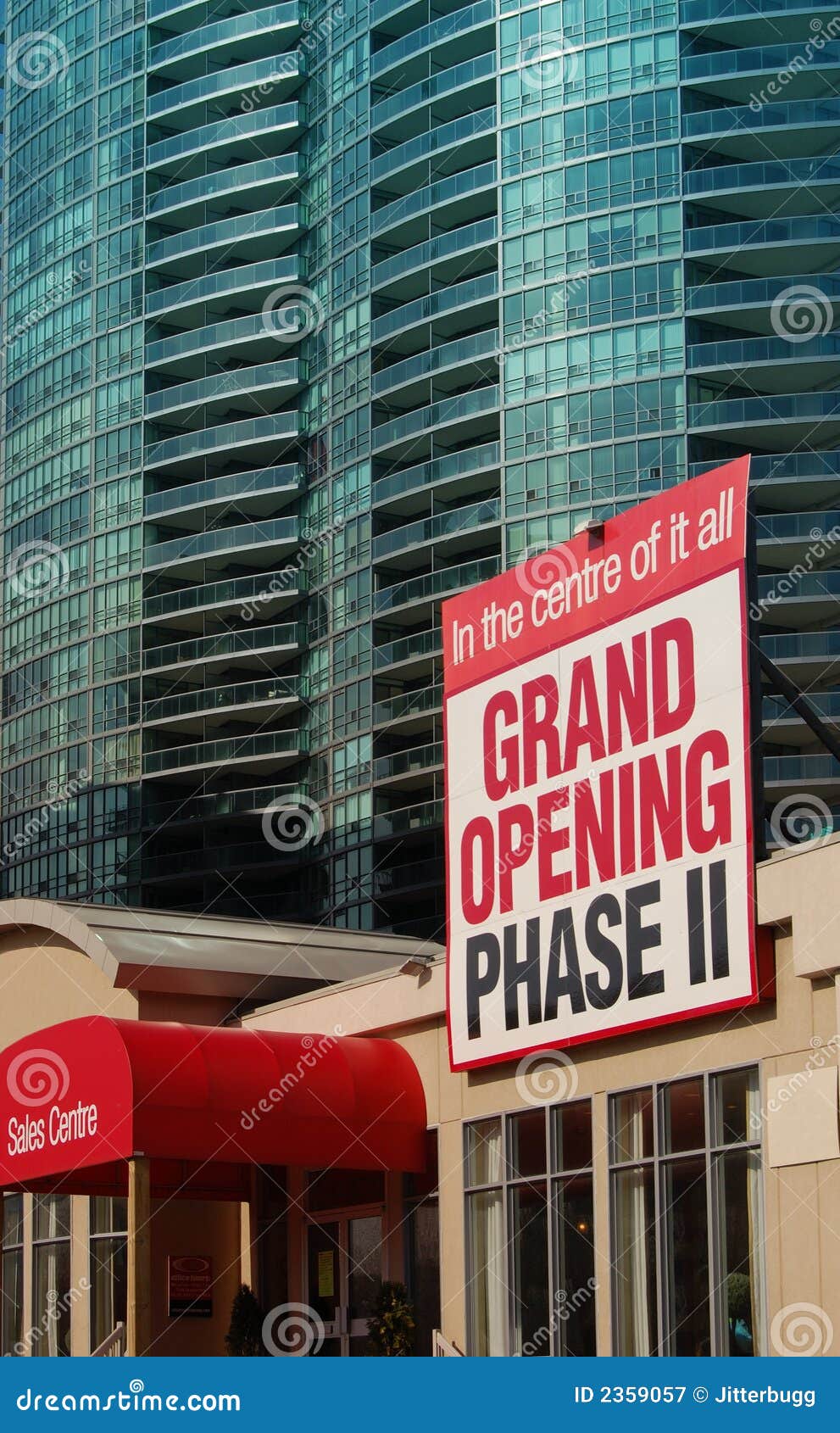 Sales Center stock image. Image of estate, boom, skyscraper - 2359057