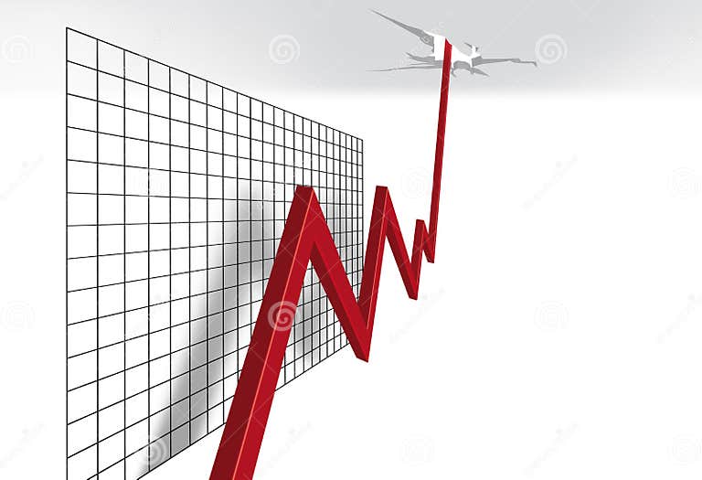 Sales chart stock illustration. Illustration of accounts - 7502780