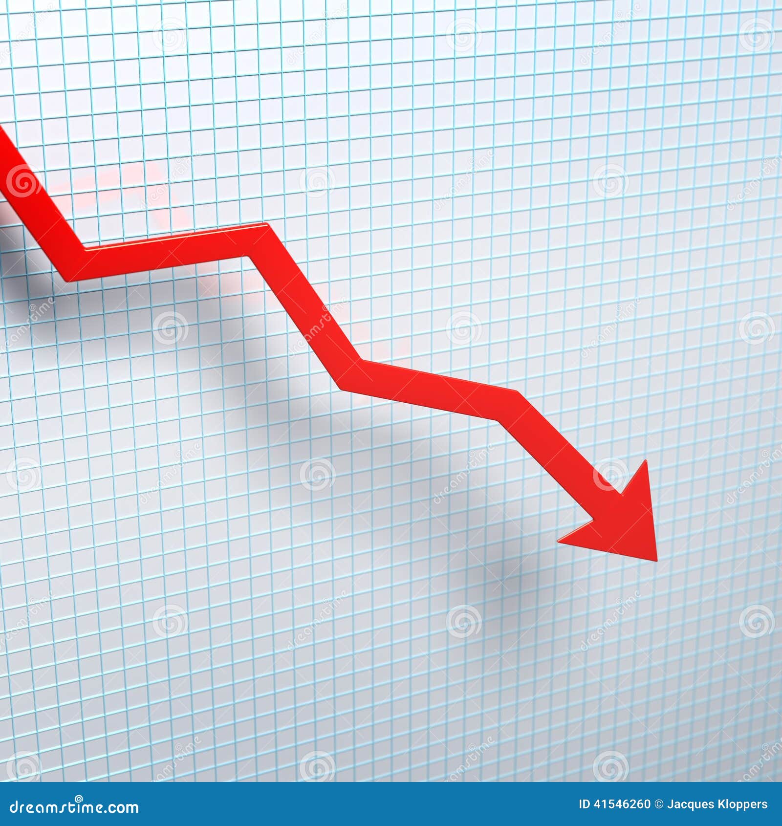 Sales are on the down stock photo. Image of arrow, graph - 41546260