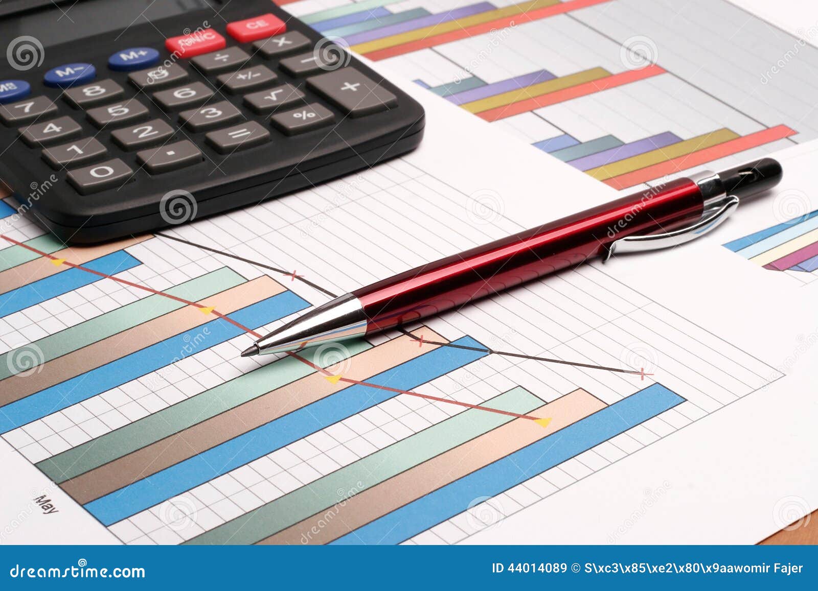 Sales earning chart stock image. Image of corporate, financial - 44014089