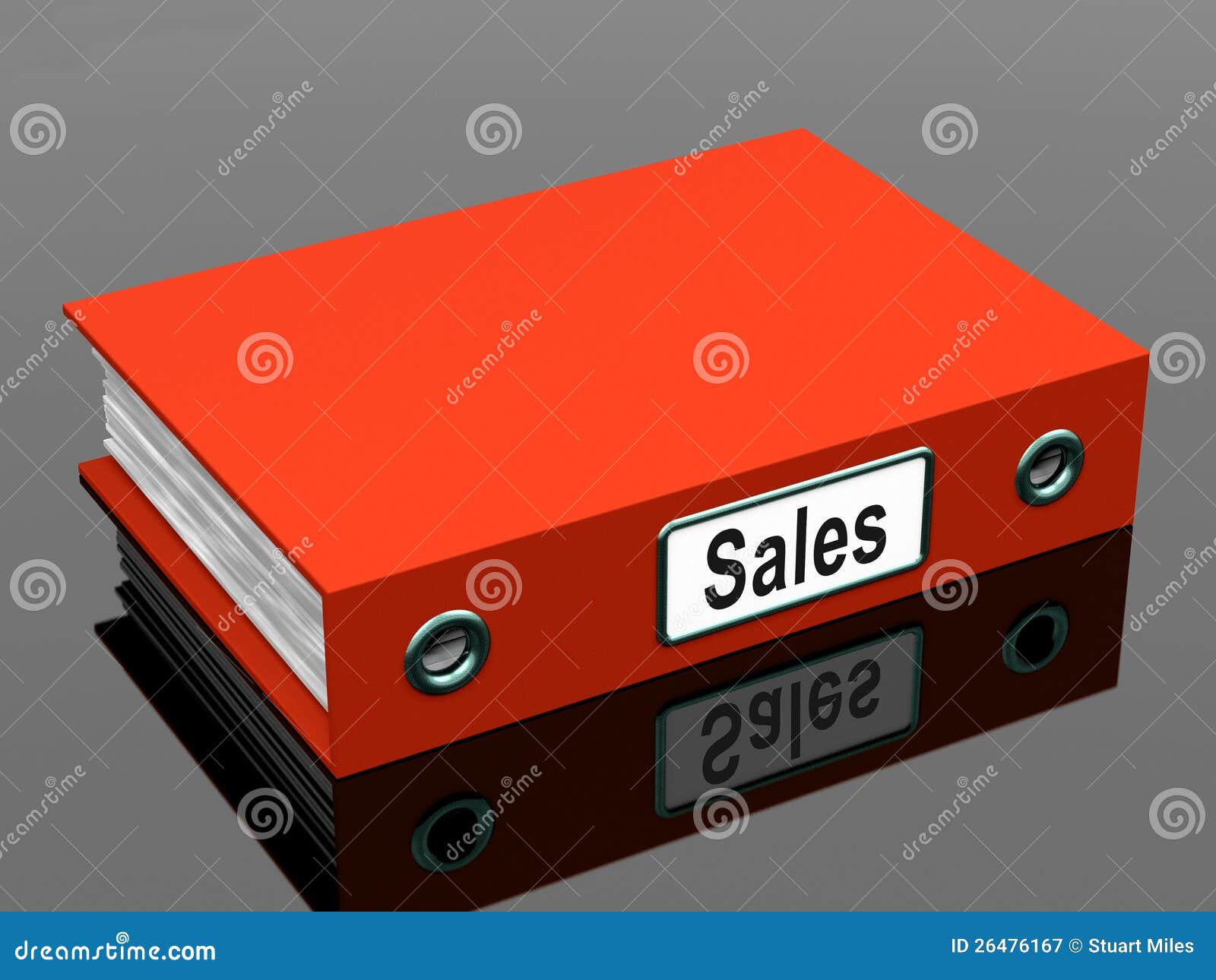 Sales File Shows Business and Selling Stock Illustration - Illustration ...