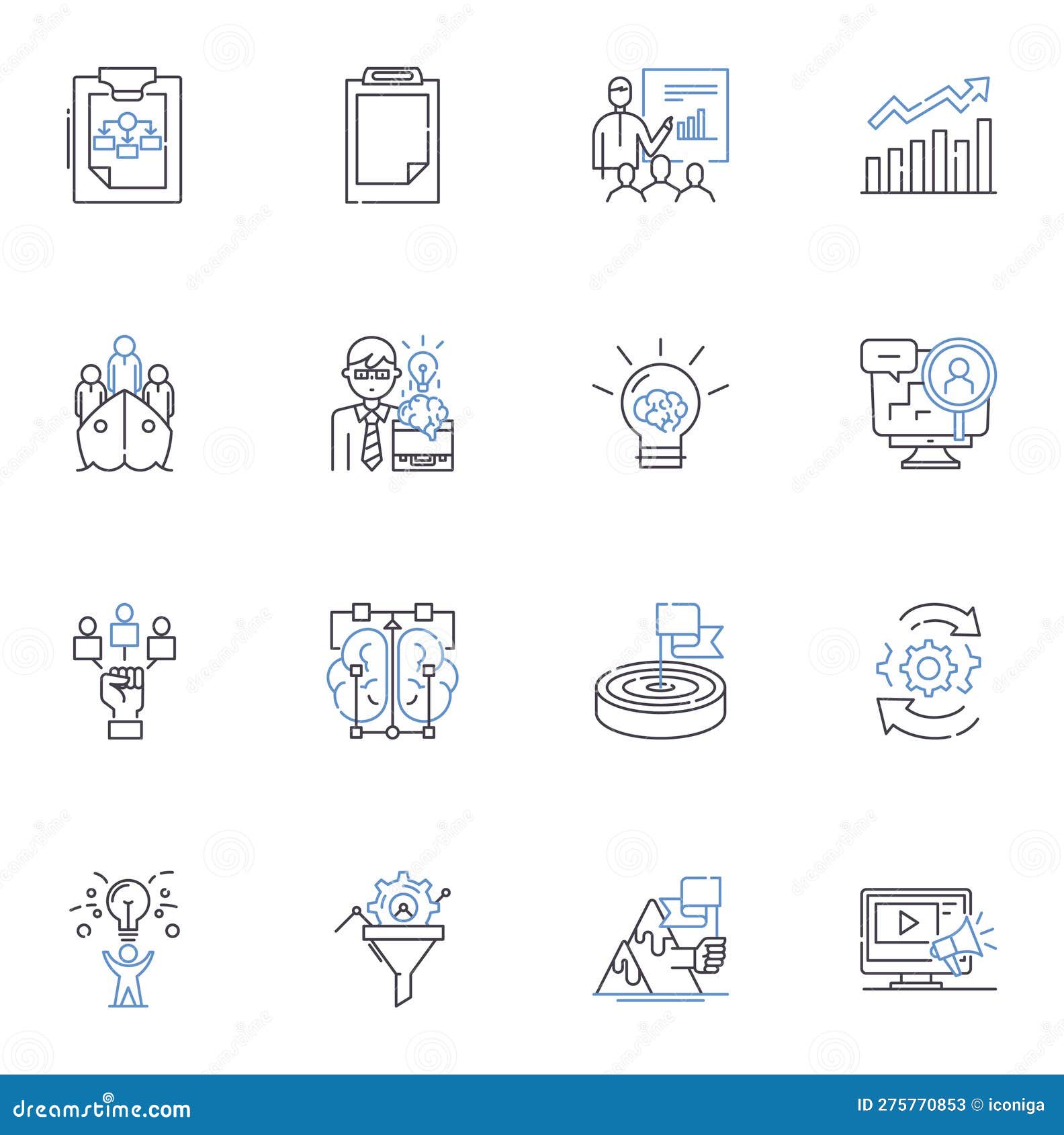 Sales Forecasting Line Icons Collection. Prediction, Analytics ... Sales Forecasting Line Icons Collection. Prediction, Analytics ...