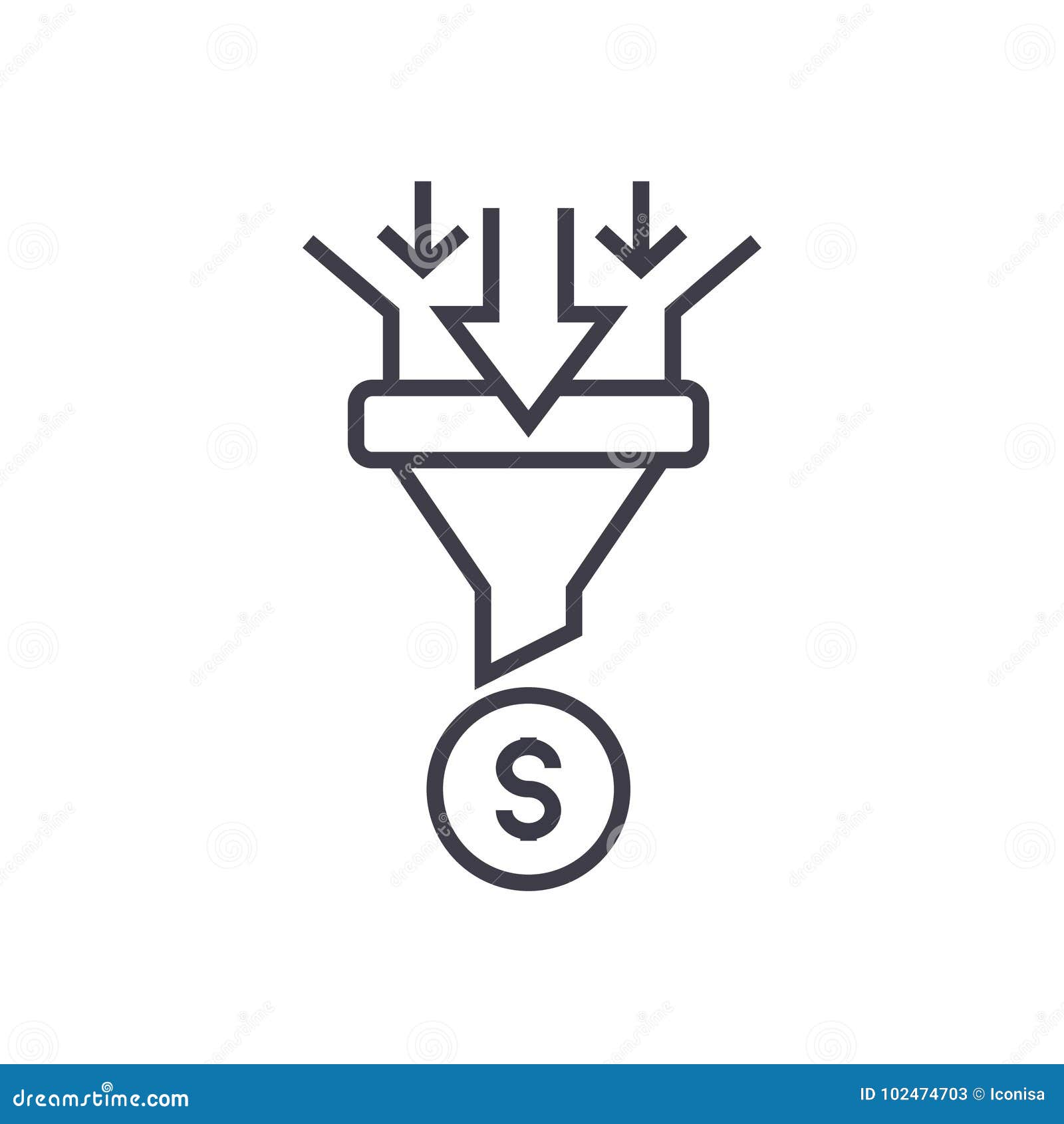 Funnel Icon Stock Image | CartoonDealer.com #100734907
