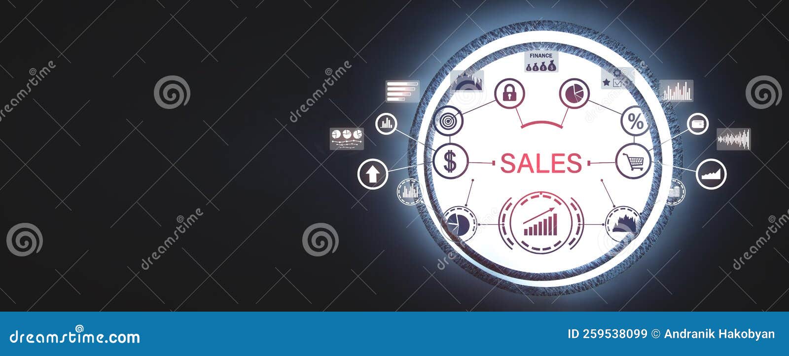 Sales Growth. Increase Sales. Graphs and Charts Stock Illustration ...