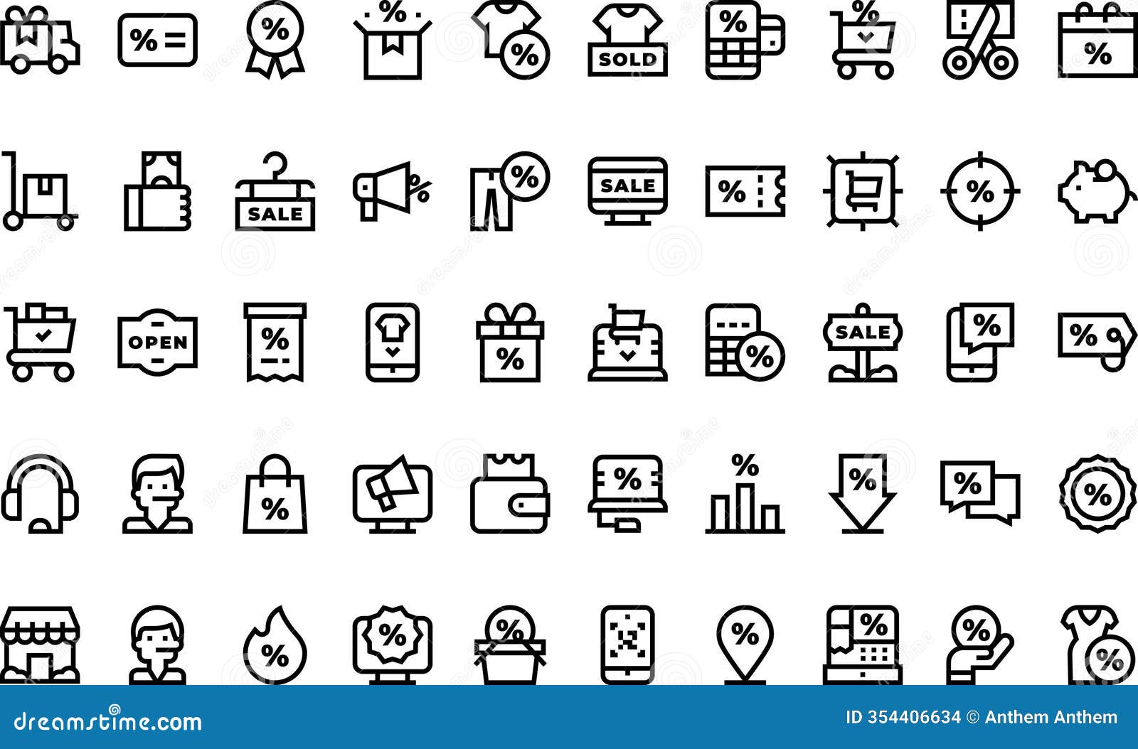 Sales Icons High-Quality Vector Icons Collection with Editable Stroke ...