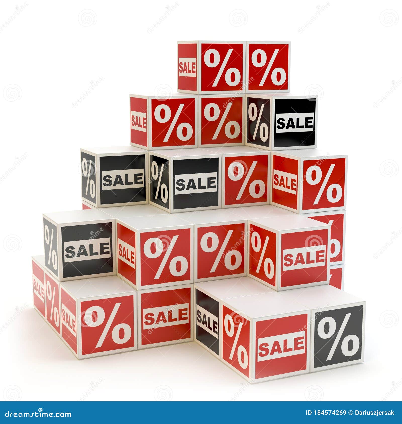 Sales Illustration, 3D Illustration Stock Illustration - Illustration ...