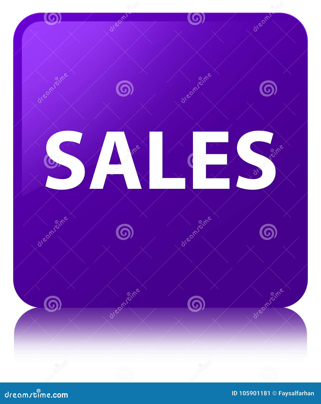 Sales purple square button stock illustration. Illustration of deal ...