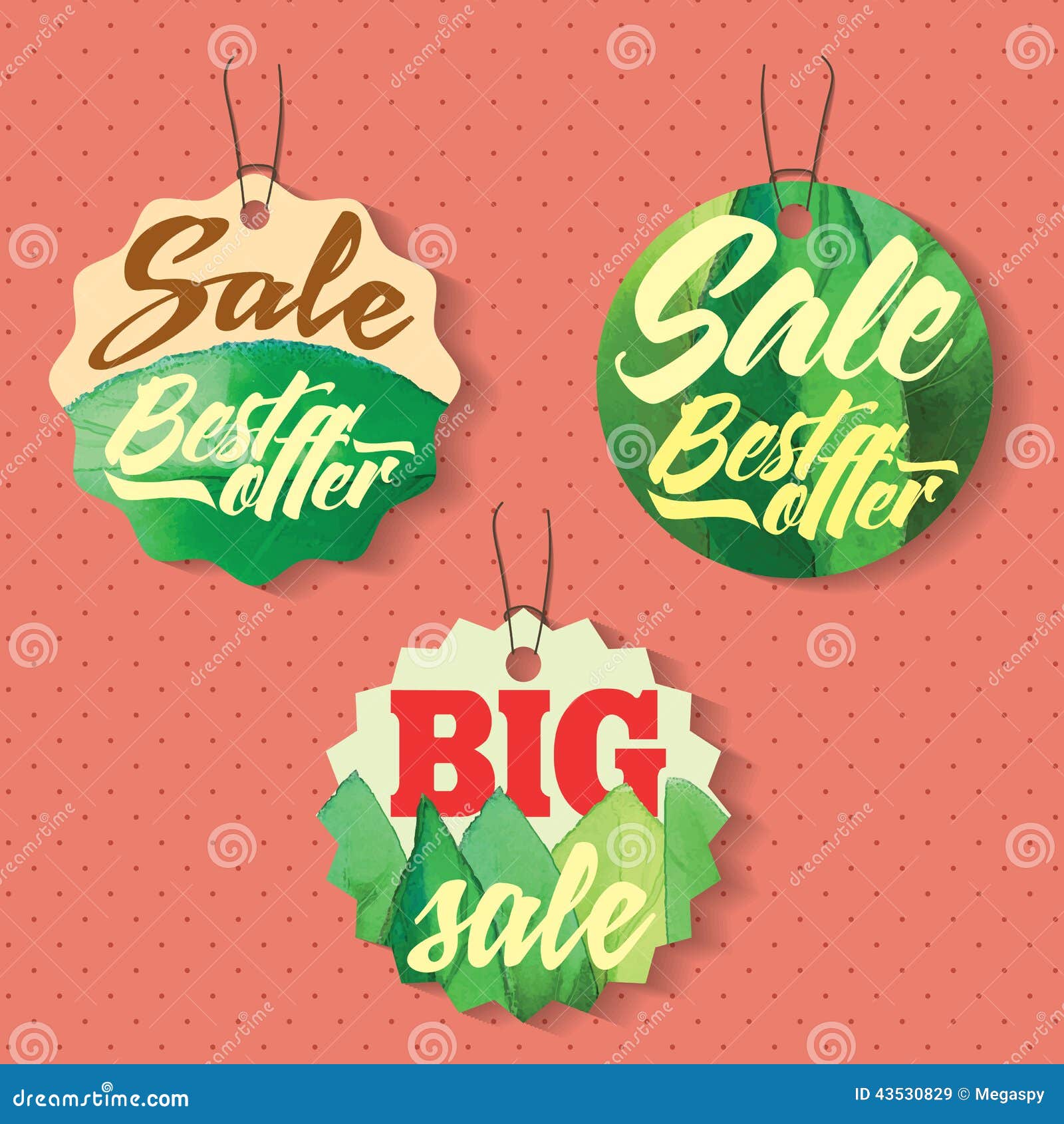Sales Labels Cartoon Vector | CartoonDealer.com #43530829
