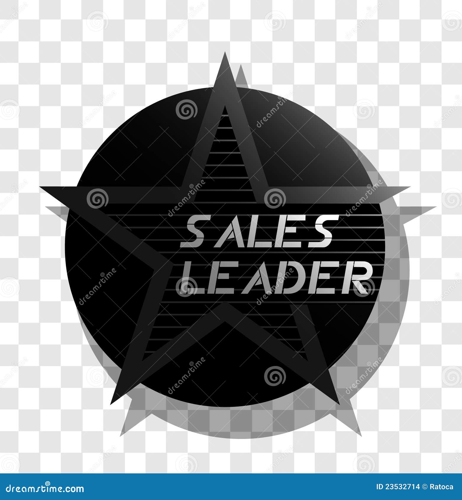 Sales leader icon stock vector. Illustration of black - 23532714