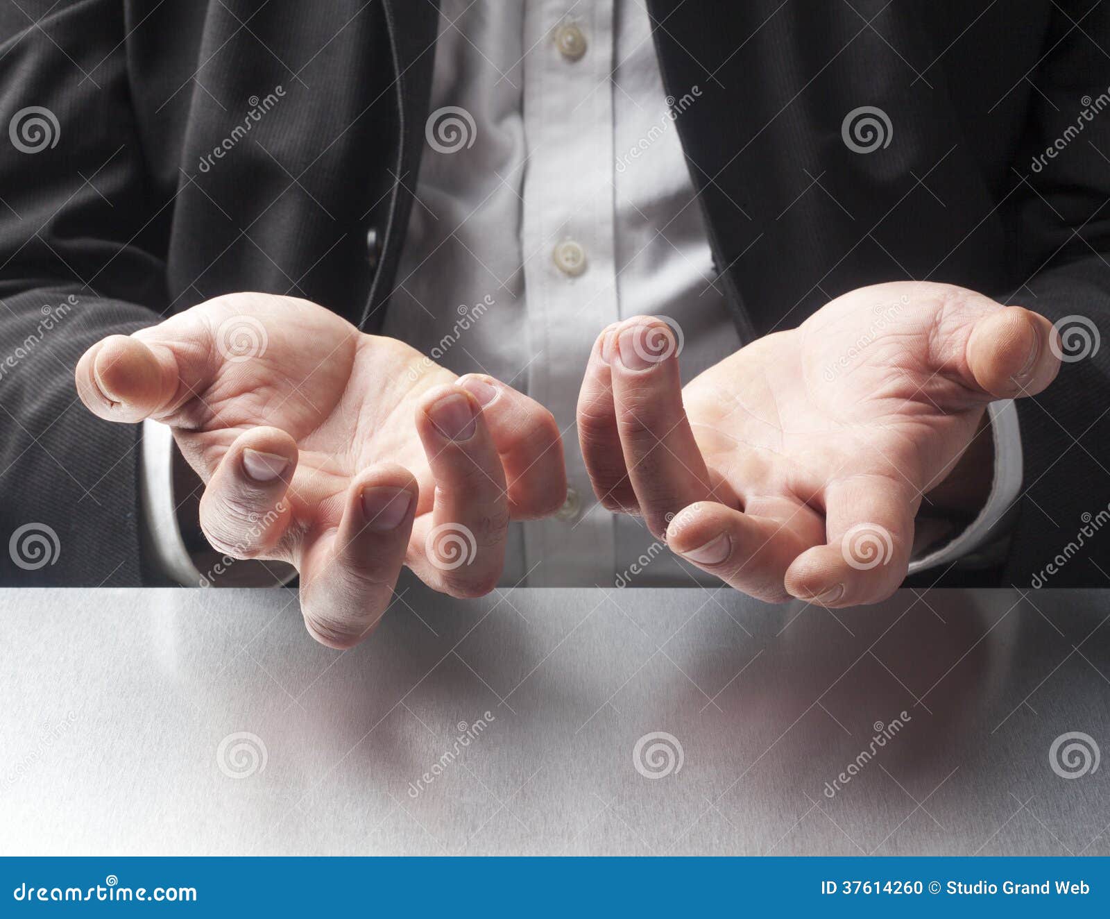 Sales Man Communication Gestures Stock Photo - Image of concept ...