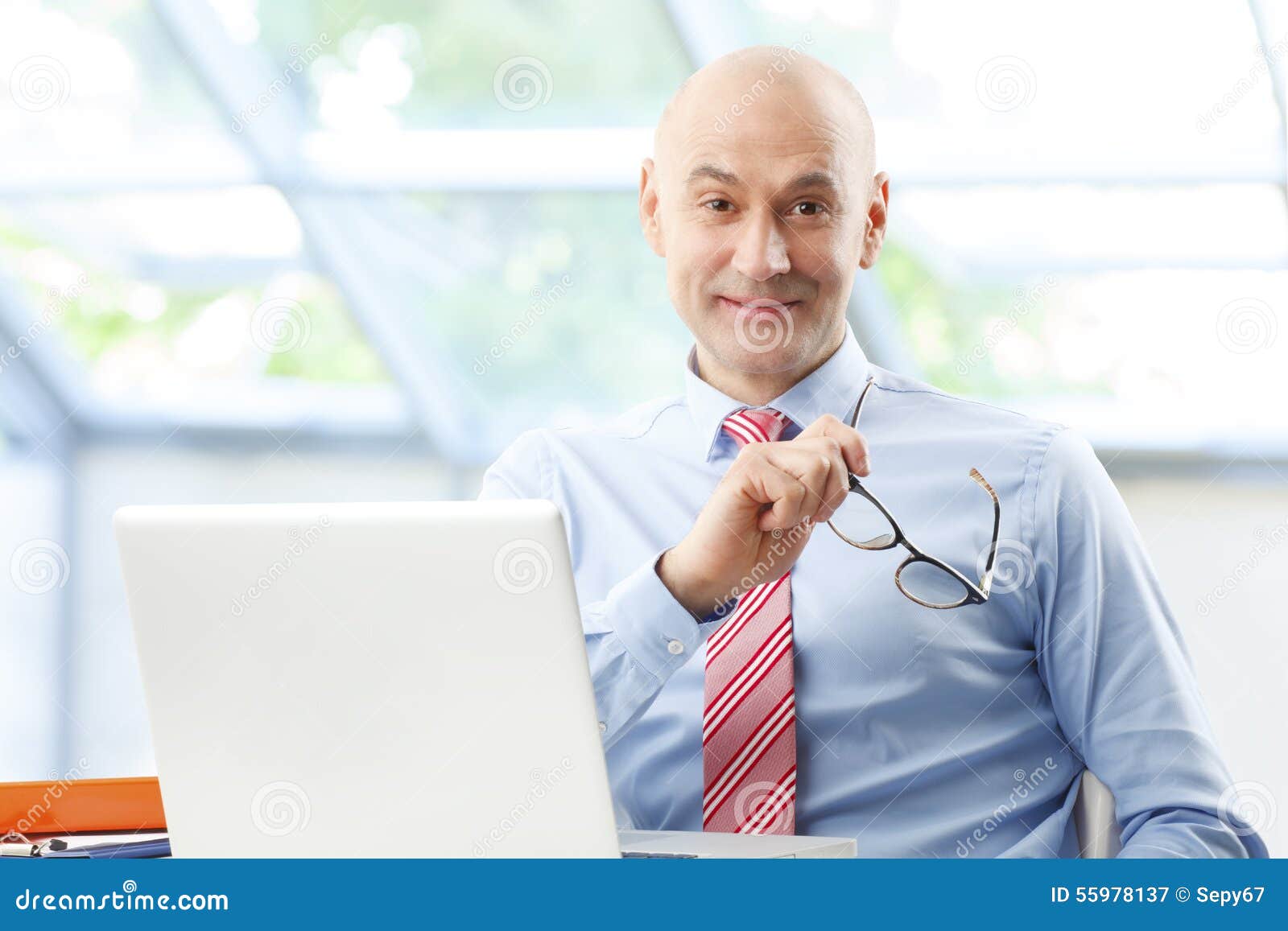 Sales man at work stock image. Image of camera, partnership - 55978137