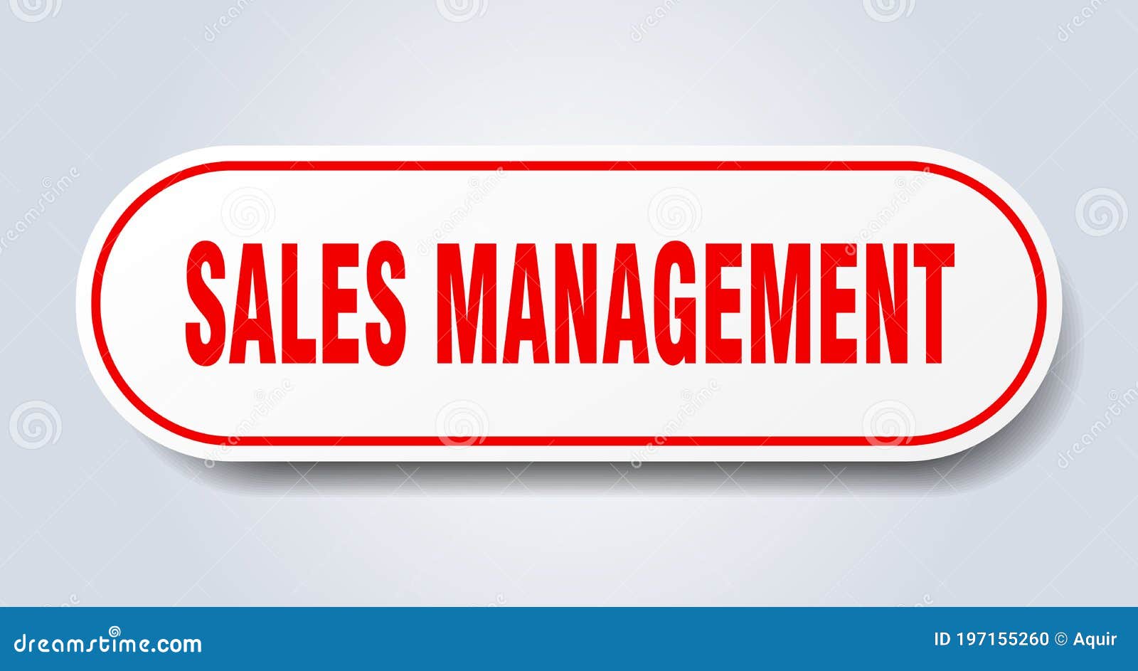 Sales management sticker. stock vector. Illustration of sticker - 197155260