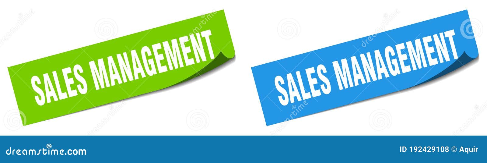 Sales Management Sticker. Sales Management Sign Set Stock Vector ...