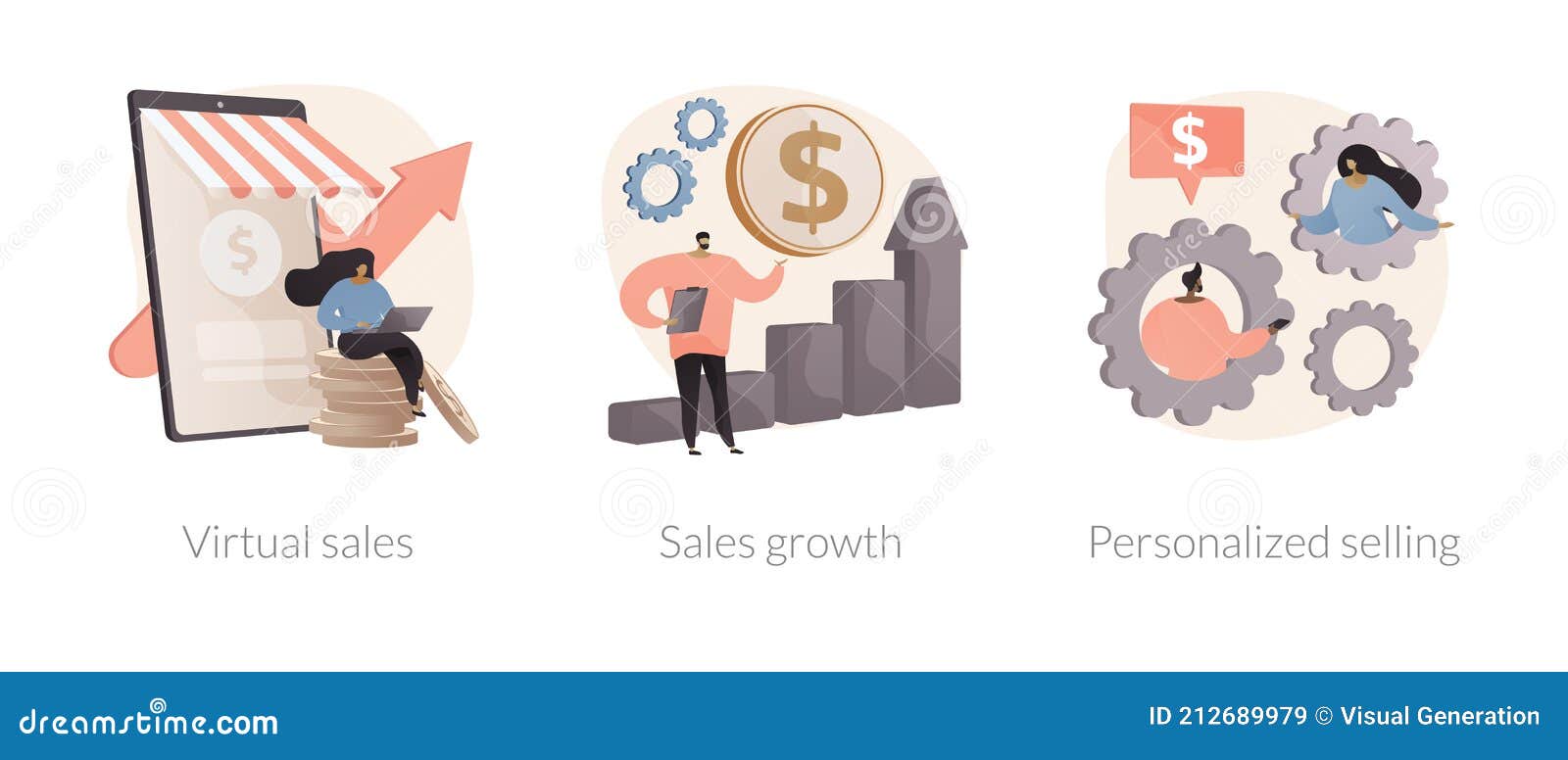 Sales Manager Abstract Concept Vector Illustrations. Stock Vector ...