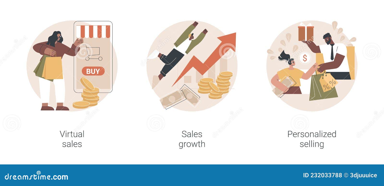 Sales Manager Abstract Concept Vector Illustrations. Stock Vector ...