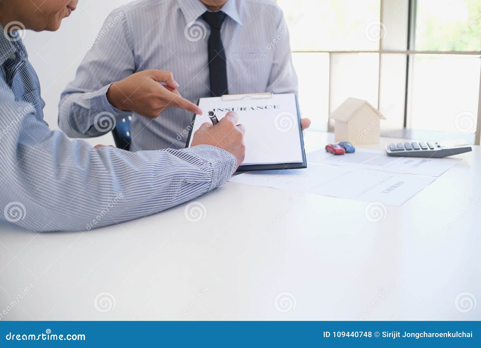 Sales Manager Giving Advice Application Form Document, Considering ...