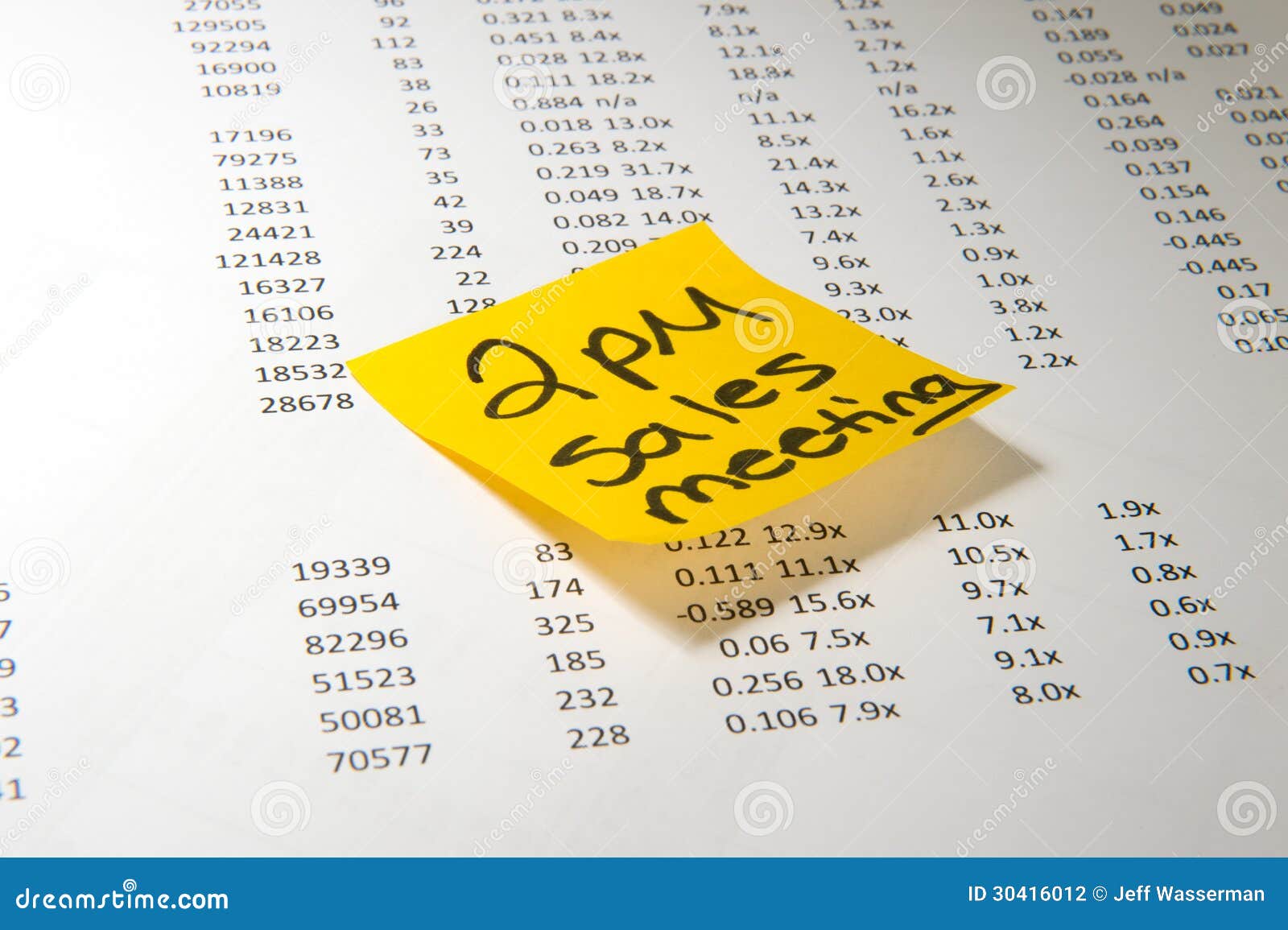 Sales Meeting! stock photo. Image of solution, busy, detail - 30416012