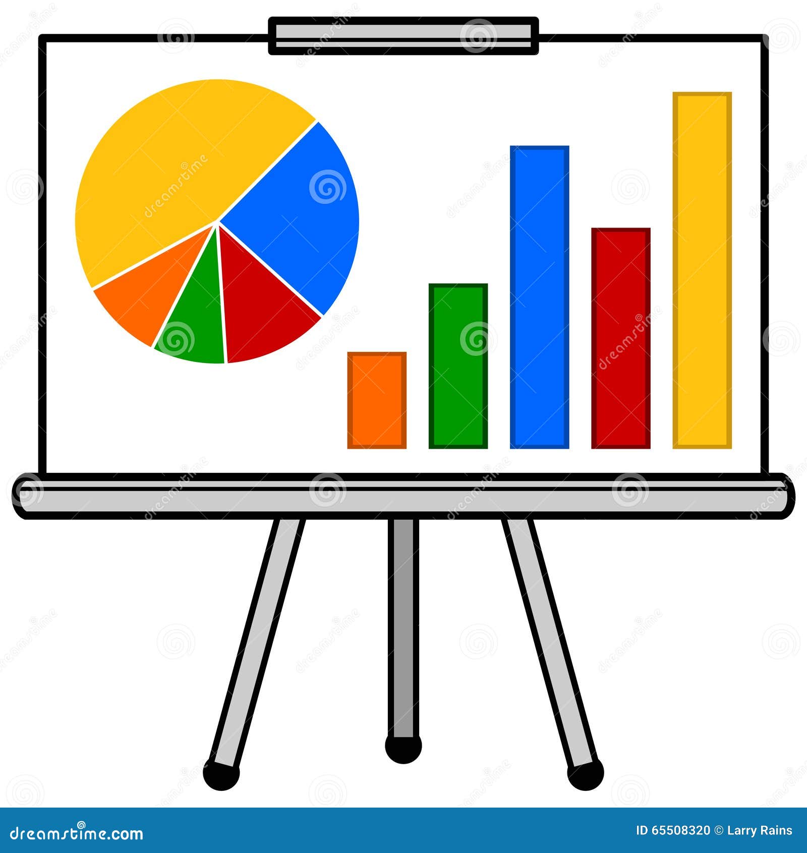 Sales Pitch Presentation stock vector. Illustration of chart - 65508320